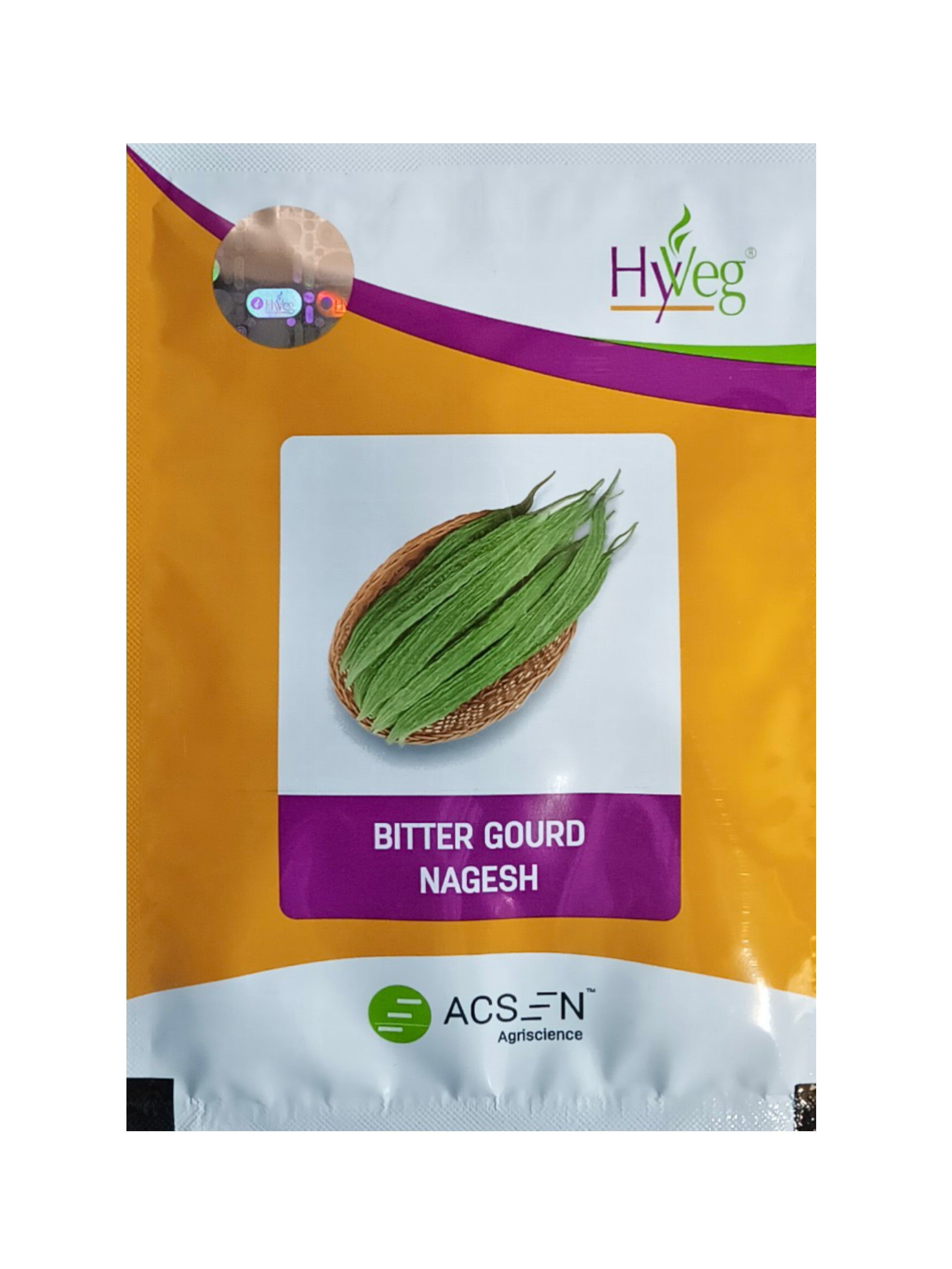 Bitter Gourd Nagesh F1 Hybrid Hyveg Seeds (10Gm)