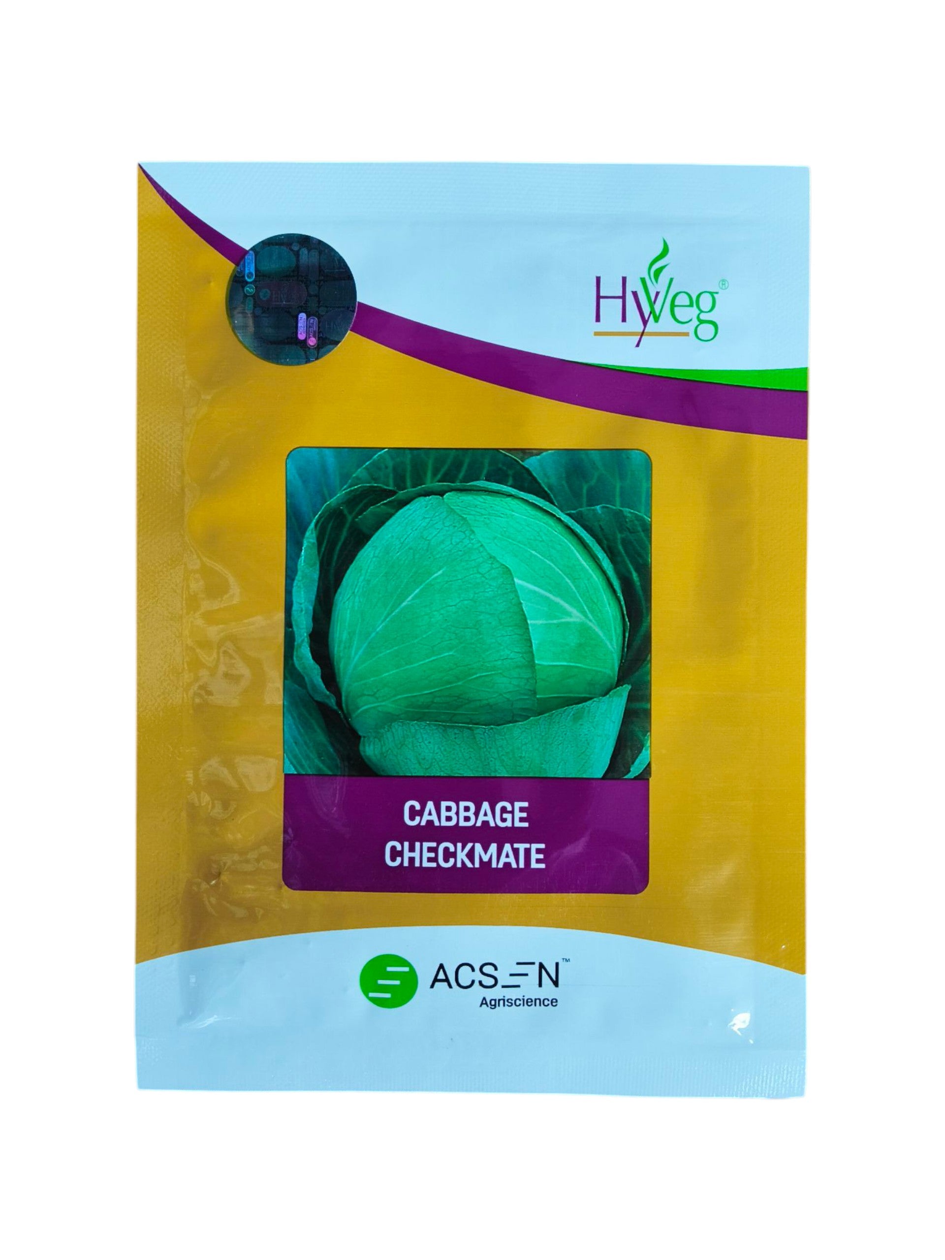 Hybrid Cabbage Checkmate Hyveg seeds (पत्तागोभी)