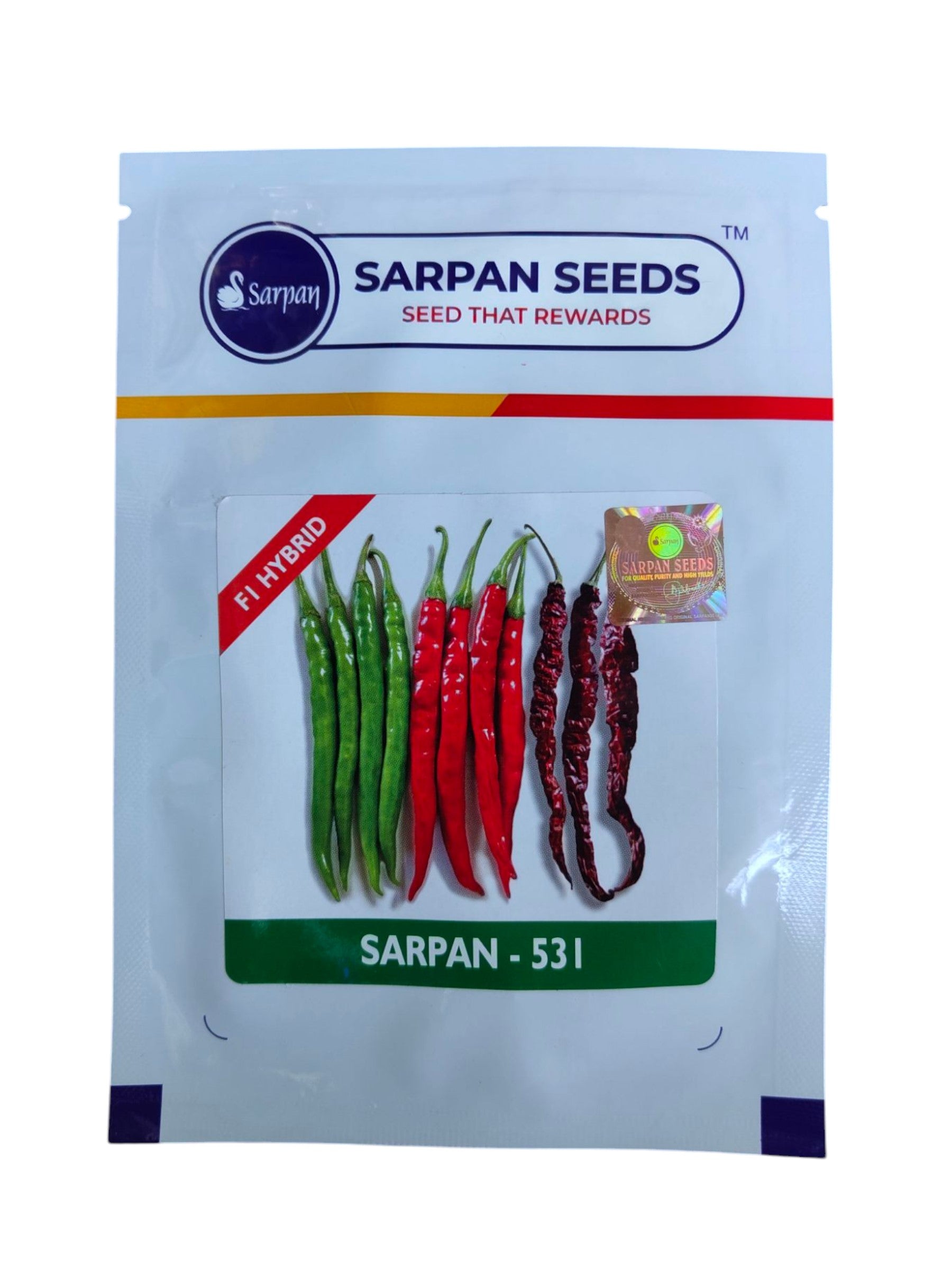 Hybrid Chilli Sarpan-531 Sarpan Seeds